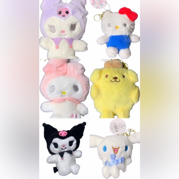 Sanrio | Toys | Sanrio Plush Keychains | Poshmark